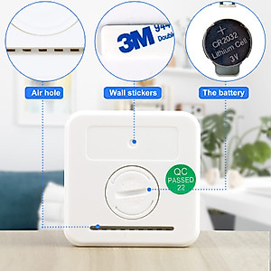 Indoor Digital Humidity 4Pack, Hygrometer Digital Hygrometer Family Indoor Thermometer , high-Precision Temperature and Humidity Monitors for greenhouses, Reptiles, Cigar Boxes, cellars, Offices