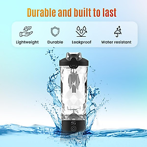 Stellar Goods Powerful Portable Blender for Smoothies & Shakes - Mini Blender with High-Torque Motor, Long-Life Battery, Leak-Proof Cup - One-Click & Pulse Mode - Personal Blender for Home, Travel