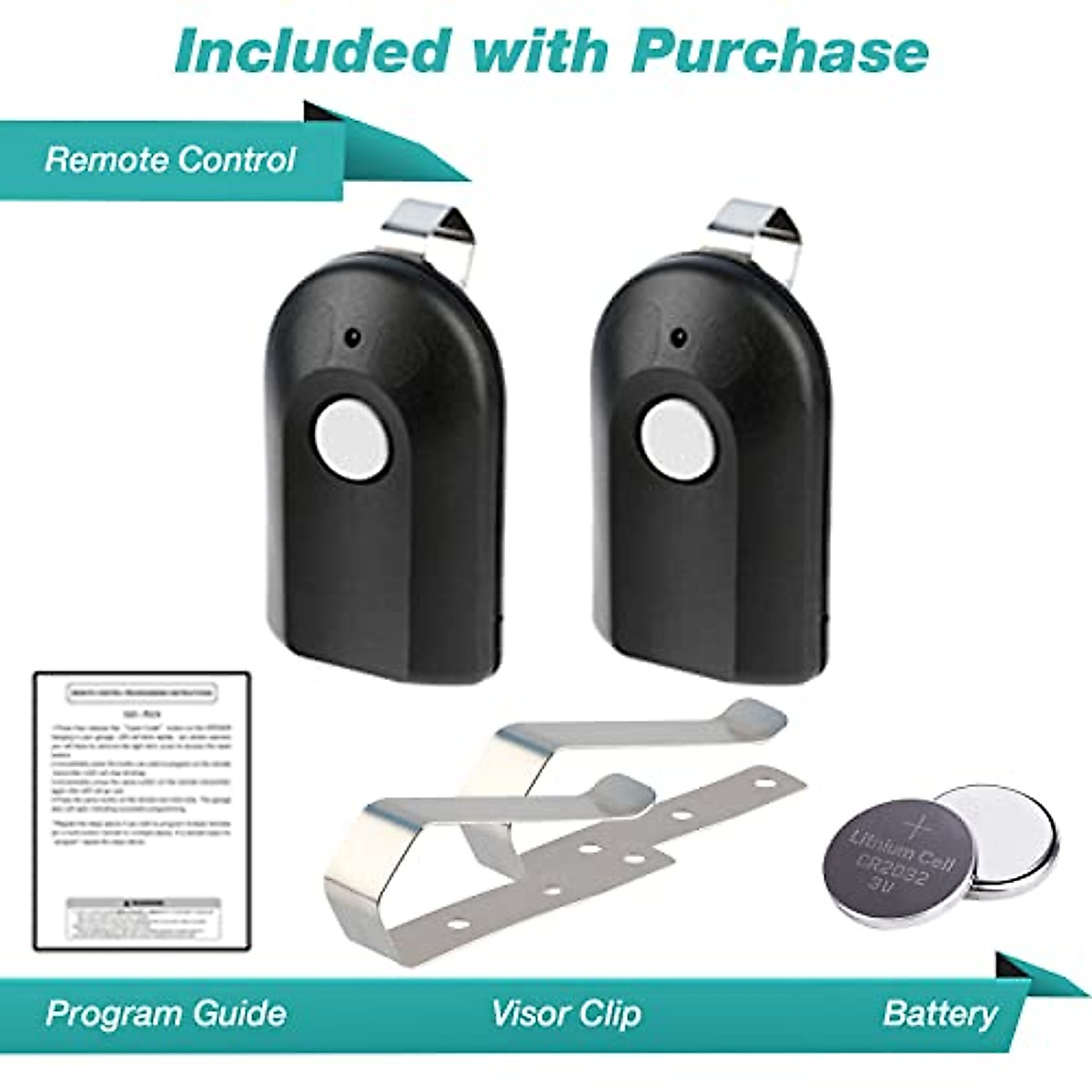 2 Garage Door Remotes for Genie ACSCTG Type 1