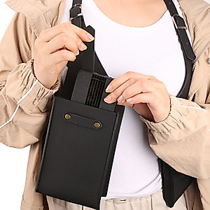 Neween Upgraded Anti-Theft Hidden Underarm Strap Wallet Pocket Holster Phone Shoulder Holster Bag Leisure Double Shoulder Pouch