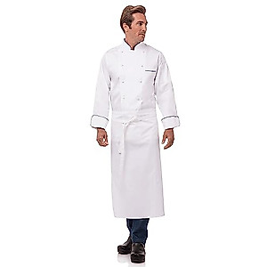 Chef Works Unisex Tapered Apron, White, One Size