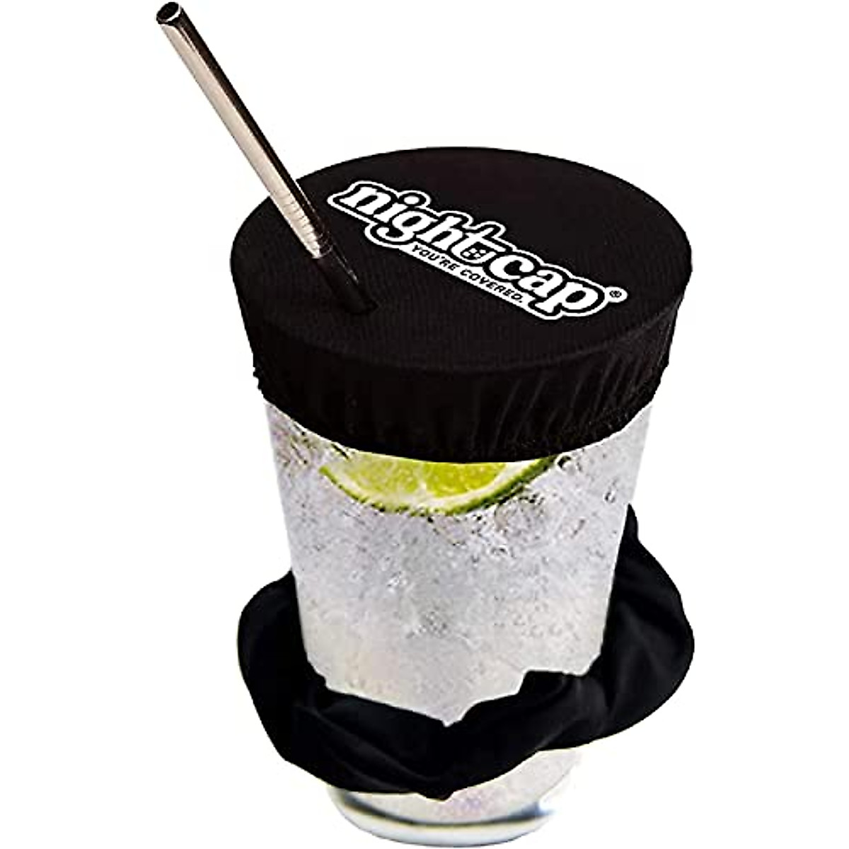 Nightcap Drink Cover Scrunchie- The Reusable Drink Spiking Prevention Scrunchie As Seen on Shark Tank