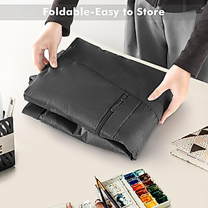 1st Place Products Premium Art Portfolio Case - 24" x 36" - Soft Sided - Foldable - Waterproof & Tear Resistant - Artwork, Photography, Sketch, LCD, Monitor, Solar Panel - Shoulder Straps & Handles