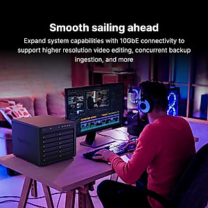 Synology 10Gb Ethernet Adapter 2 SFP+ Ports (E10G21-F2) , Black