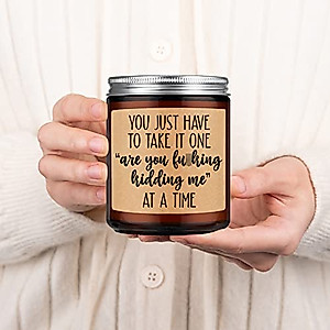 LEADO Scented Candles - Funny Gifts for Women, Boss Gifts, Coworker Gifts - Boss Lady Gifts for Women - Thank You Gifts for Coworkers - Relaxing, Funny Birthday Gifts for Friends, Work Bestie, Mom