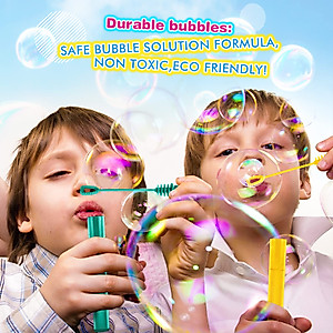 200 Pieces Mini Bubble Wands, Party Favors Assortment Toys for Kids,Themed Birthday, Halloween, Goodie Bags, Carnival Prizes, Wedding, Bubble Maker Outdoor Gifts for Girls & Boys