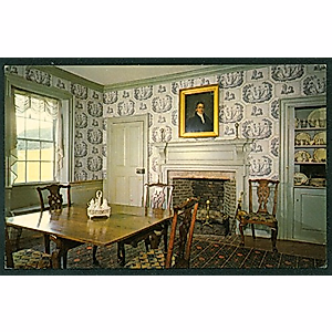 Dining Room Salem Towne House Old Sturbridge Village Massachusetts Vintage Postcard