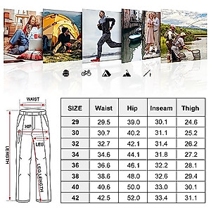 Hiking Pants for Men boy Scout Convertible Cargo Zip Off Lightweight Quick Dry Breathable Fishing Safari Shorts,6226,Grey,29