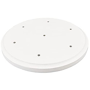 NANGOPOP 2 Pack Cake Pop Stand - 7 Hole Wood Lollipop Holder Display Round Candy or Sucker Stand for Wedding, Birthday Party, White