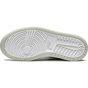 Jordan Nike Women's WMNS Air 1 Zoom CMFT Light Bone, Sea Glass/Black/White, 11W