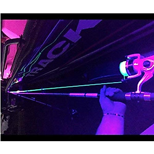 Vbakor 12V 16.4FT Marine Boat Ultra Violet UV Black Light LED Lights Strip, Night Fishing Lights, 5050 LED Waterproof UV Led Strip with Extension Cable for Fishing Boat Pontoon Yacht