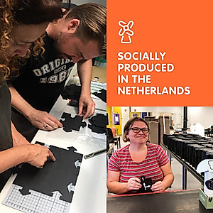 Waytoplay King of The Road, 40 Piece Circuit for Toy Cars - Flexible, Indestructible, and Waterproof - Modular Car Tracks - Made in The Netherlands