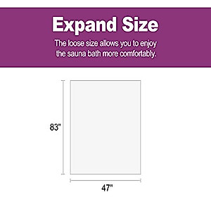 SilkFun 50 Pieces Disposable Plastic Sheeting for Body Wrap Used Inside a Far Infrared Sauna Blanket，Sauna Bag (83×47 inch)