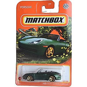 Matchbox Porsche 911 Carrera Cabriolet, Green - 27/100