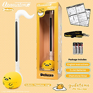 Otamatone Deluxe [Sanrio Gudetama] Electronic Musical Instrument Portable Synthesizer from Japan Maywa Denki from Japan