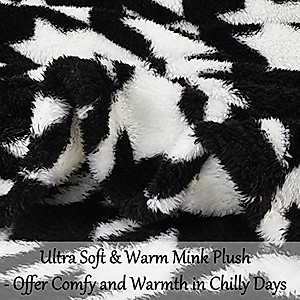 Tirrinia Oversized Wearable Blanket Sweatshirt Comfortable Plush Giant Houndstooth Hoodie Wearable Blankets Gift for Adults Men Women Teenagers Kids