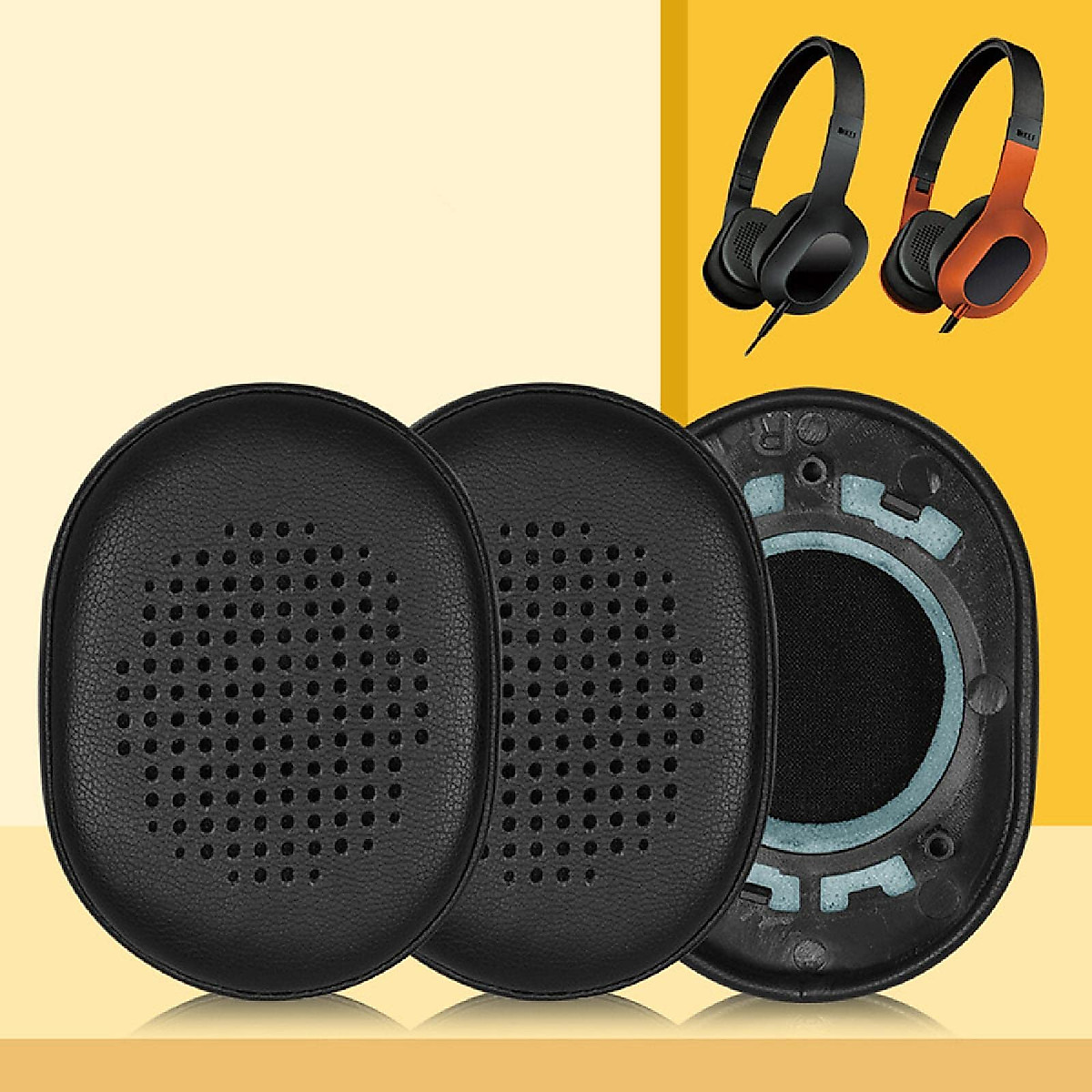 MOOKEENONE Earpads Cushion Covers Replacement Repair Parts for KEF M400 M500 Headsets Accessories Wireless Headphones Accessories
