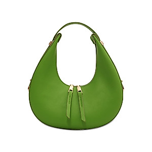 Ergocar 2022 New Women's Tote Handbags, Crescent Bags for Women Fashion Women Underarm Bag Top-Handle Bag, Green
