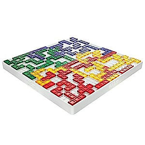 Blokus Strategy Board Game Bundle with Mr Dice Drawstring Bag