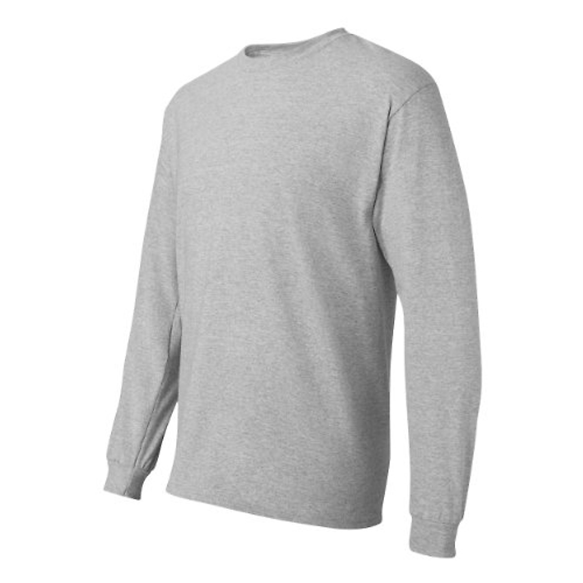 Hanes Men's Essentials Long Sleeve T-shirt Value Pack (2-pack), Light Steel,Medium