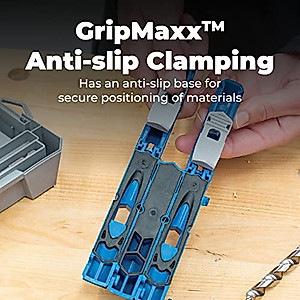 Kreg Pocket-Hole Jig 320 with Classic 2" Face Clamp - Durable Kreg Pocket-Hole Jig - Includes Wood Clamps for Woodworking - Jig for Tight Spaces - For Materials 1/2" to 1 1/2" Thick