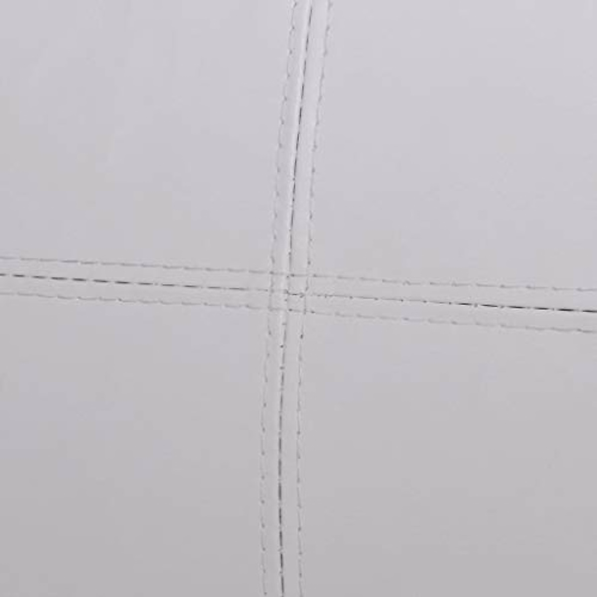 INLIFE Sectional Sofa 3-Seater Artificial Leather L-Shpe Sofa and Couch for Living Room Home Furniture Home Decor White 74" x 48" x 30.3" (L x W x H)