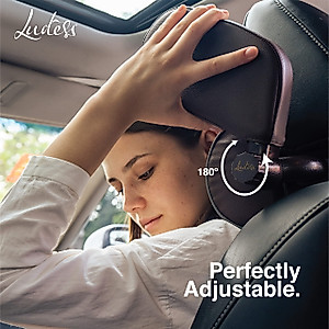 LUDESS Car Headrest Pillow, Car Neck Pillow, Roadpal Adjustable Headrest, Car Seat Head Support, Road Pal Headrest, Car Seat Headrest Pillow, Neck Pillow for Car