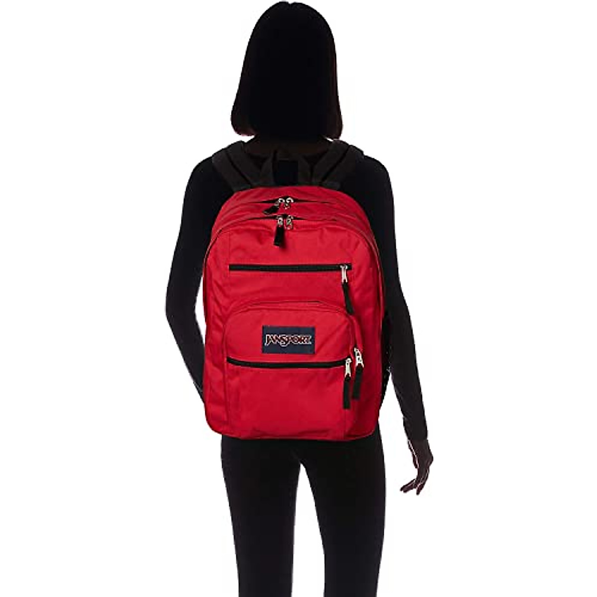 JanSport Big Student Backpack (Red Black, One Size)