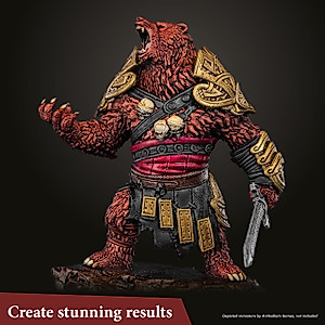 The Army Painter Speedpaint Most Wanted Set 2.0+, 24x18ml Speed Model Paint Kit Pre-Loaded with Mixing Balls, 1 Brush- Base - Model Paint Set for Plastic Models