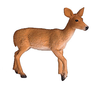 MOJO White Tailed Deer Doe Realistic International Wildlife Hand Painted Toy Figurine