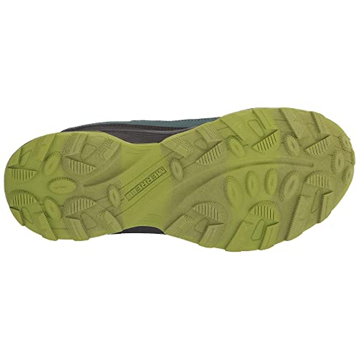 Merrell Moab Speed Low WTRPF Sneaker, Deep Green/Black, 3 US Unisex Big Kid
