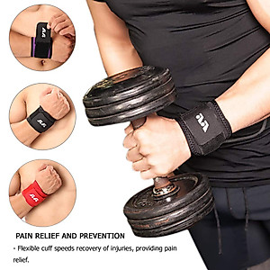 Wrist Brace for Ganglion Cyst, Arthritis, Carpal Tunnel, Breathable Sport/Fitness Wrist Support, for Left and Right Hand Man and Woman(Black)