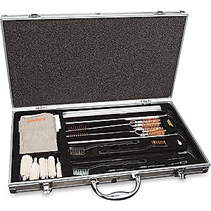 HOPPE'S Deluxe UACPR Premium Cleaning Kit W/Alum Case Box,Silver