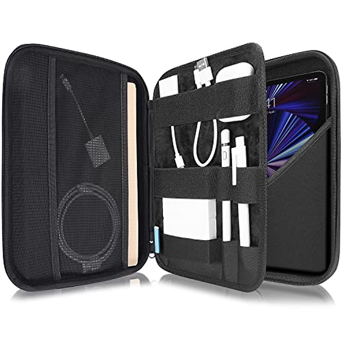 NIDOO Hardshell iPad Case Tablet Sleeve for 11 inch iPad Pro M2 2022/10.9" 10.2" iPad / 10.5" 10.9" iPad Air 4th 5th Generation, Laptop Carrying Bag for Surface Go 3 2 / Samsung Store Accessories