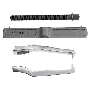 ChgImposs 8 Inch CR-V 2-Jaw Gear Puller, Adjustable Bearing Puller Gears, Reversible Removal Tool for External Internal Pulling, Single Hook Two Claws Puller Tool Separate Lifting Device