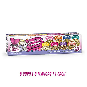 Weruva Best Fido Friend Fun Size Meals for Dogs, Fun Size Sampler Variety Pack, 2.75oz Cup (Pack of 8)