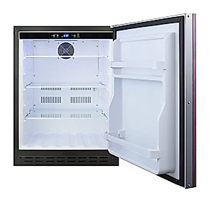 Summit Appliance AL55IF 24" Wide Built-In All-Refrigerator; Panel-ready Door (Panels not Included); ADA Compliant; Fan-forced Cooling; 4.2 cu.ft Capacity; Automatic Defrost; Digital Control Panel