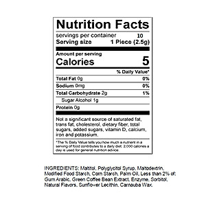 Mouth Off Breath Freshening Fast Dissolving Sugar-Free Gum, Refreshing Peppermint