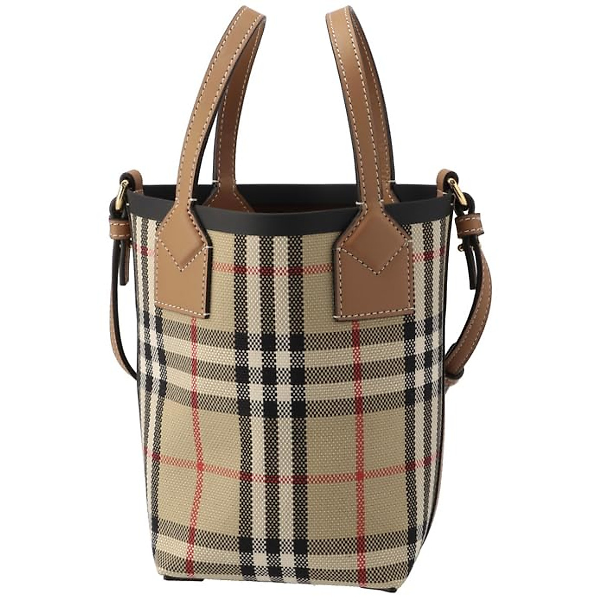 Burberry 8070461 Shoulder Bag, Mini London, Tote Bag, Mini Tote, 2-Way Handbag, ARCHIVE BEIGE