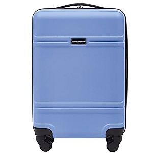 Travelers Club Spinner Luggage, Skyline Blue, 20-Inch Carry-On