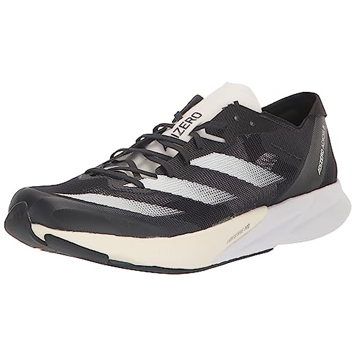 adidas Women's Adizero Adios 8 Sneaker, Carbon/White/Black, 8
