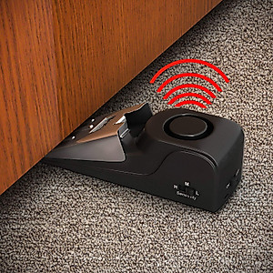 Upgraded Door Stop Alarm Hotel Door Security Devices - Tools for Traveling Door Stopper Home Safety