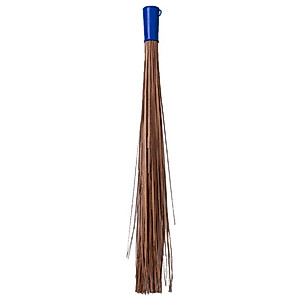 SN SKENNOVA - 1 Piece of Multi-Surfaces Sturdy Outdoor Authentic Coconut leaf Broom Asian Heavy Duty Broom Thai Natural Coconut leaf Broom Handmade
