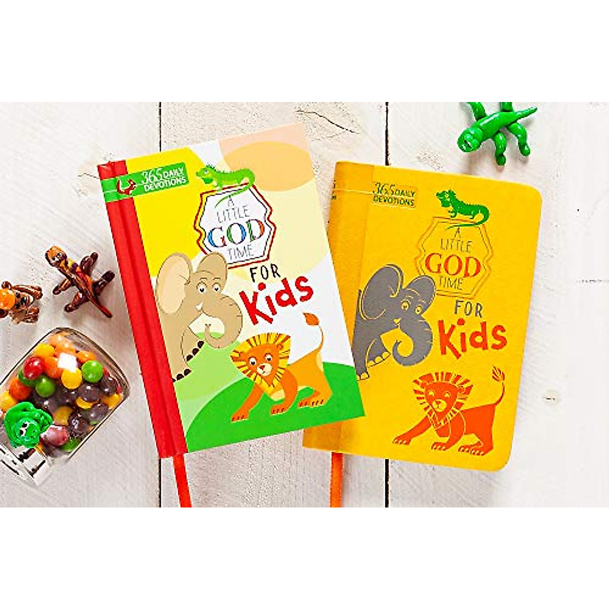 A Little God Time for Kids: 365 Daily Devotions (Hardcover)– Motivational Devotionals for Kids Ages 4-7, Perfect Gift for Children, Birthdays, Communion, and More