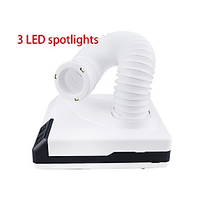 60W Dust Collector Fan Vacuum Cleaner Strong Power Dental Lab Nail Art Manicure Dust Clean Tool