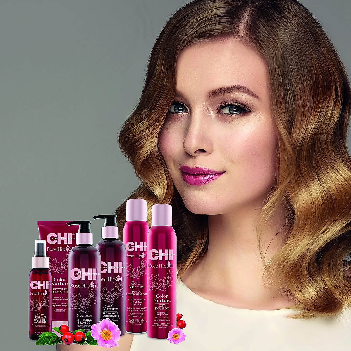 CHI Rosehip Recovery Treatment, Deeply Moisturizing to Help Repair Damaged Hair & Reduce Breakage, Sulfate, Paraben, & Cruelty-Free, 8 Oz