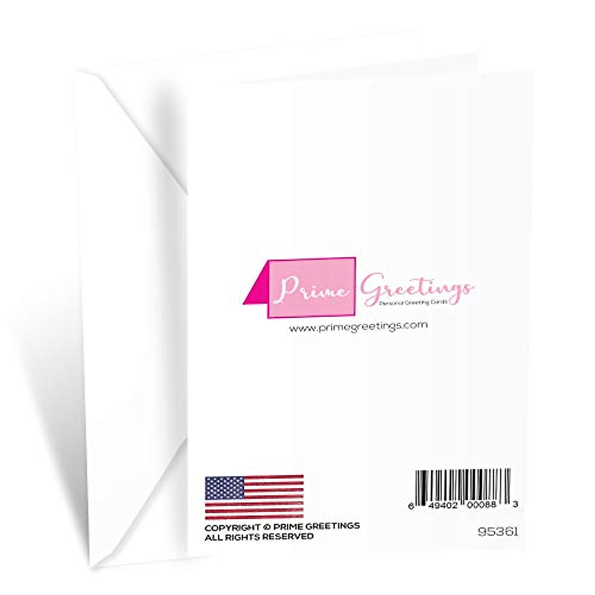 Granddaughter Birthday Card | Made in America | Eco-Friendly | Thick Card Stock with Premium Envelope 5in x 7.75in | Packaged in Protective Mailer | Prime Greetings (Birthday Present)