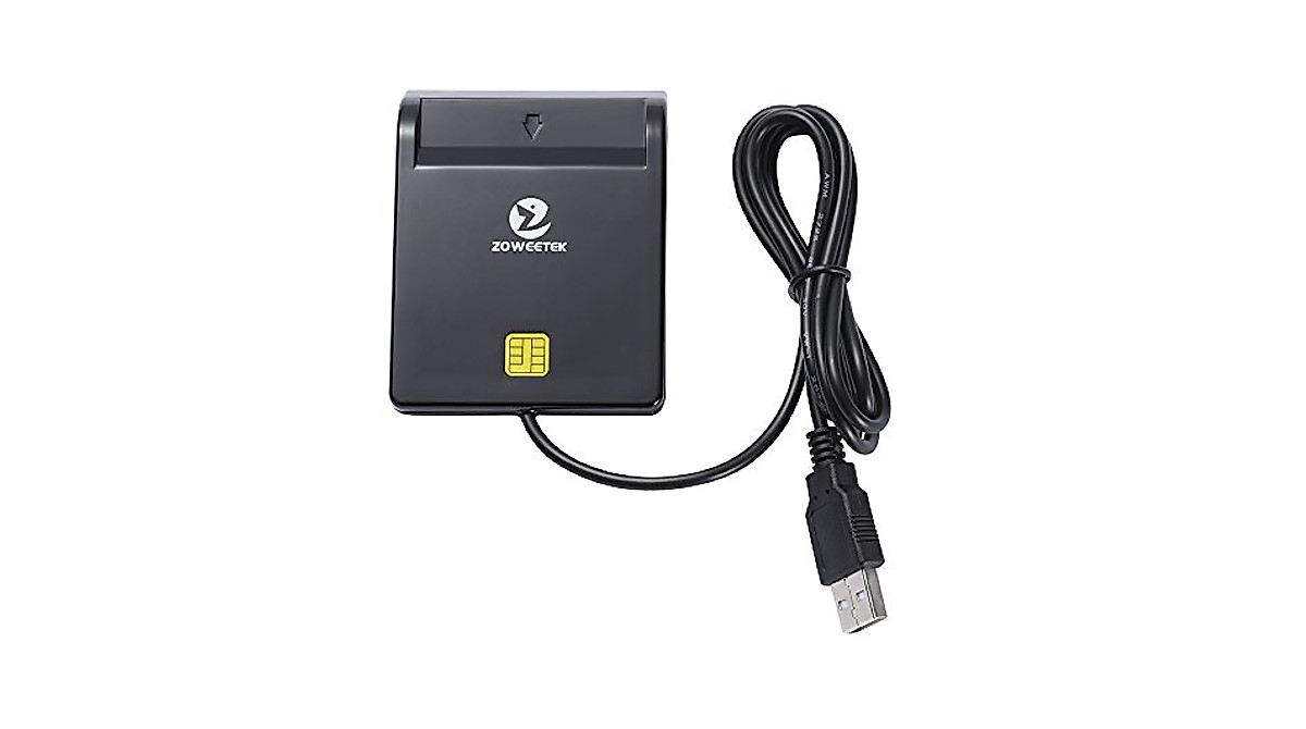 ZOWEETEK Military CAC Card Reader - Secure Smart Card Access