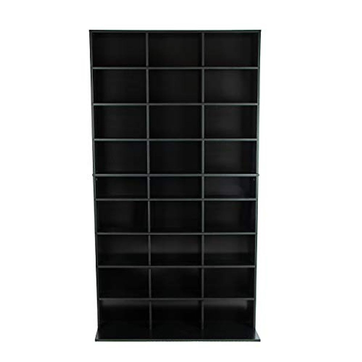 Atlantic Elite XL Media Storage Cabinet – Protect & Organize Prized Music, Movie, Video Games, Collectables & Memorabilia Collections, PN 38408117 in Black