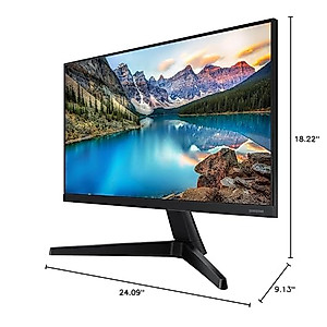 SAMSUNG T37F Series 27-Inch FHD 1080p Computer Monitor, 75Hz, IPS Panel, HDMI, Display Port, VESA Compatible, 3 Yr WRNTY (LF27T374FWNXGO)